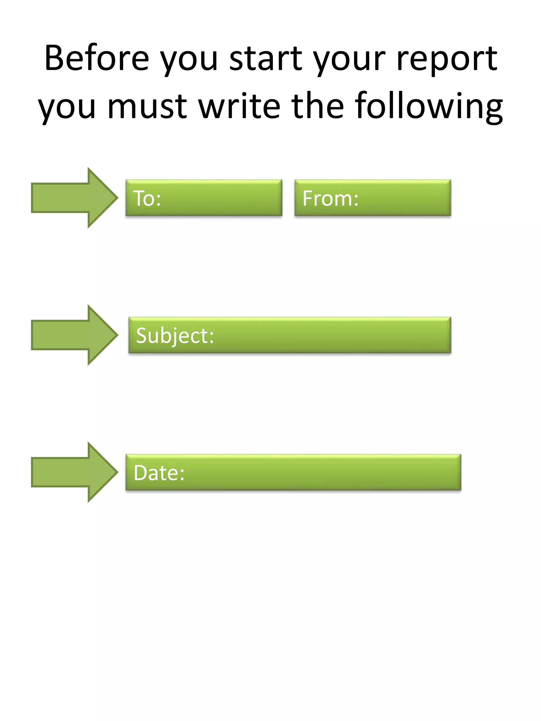 report, how to write a police report | PPTX