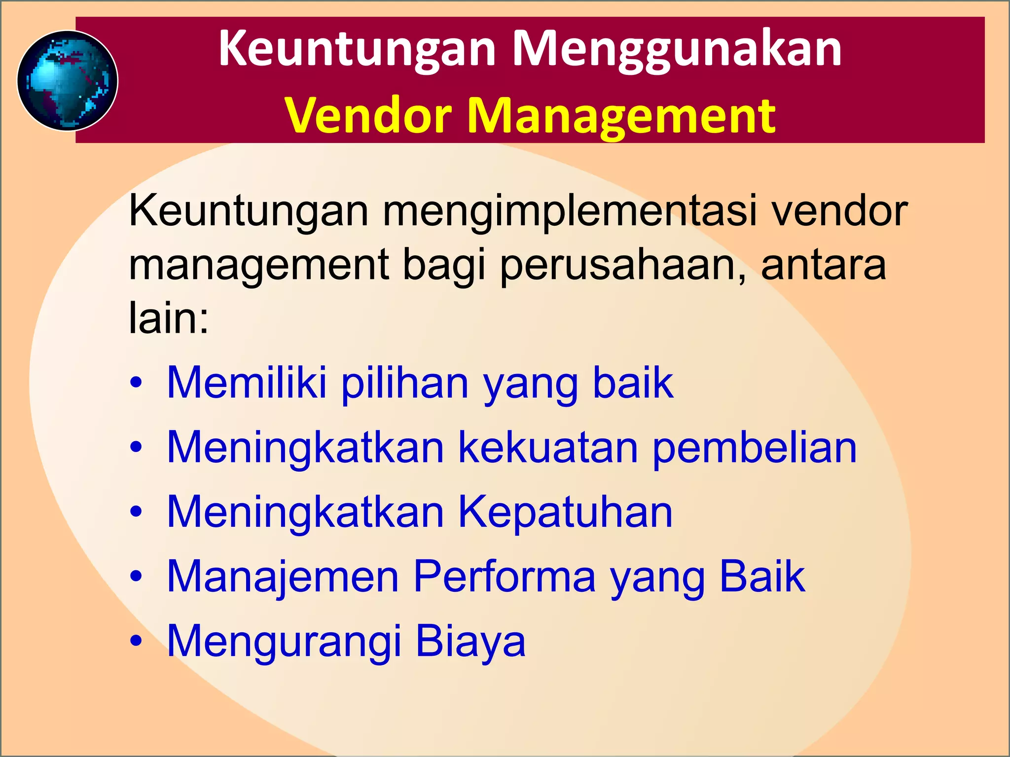 Vendor Management Principles _Training "STRATEGIC SOURCING & VENDOR ...