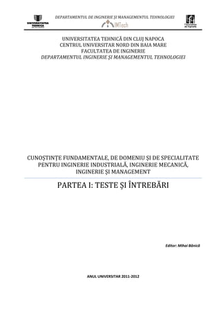 1.teste si intrebari | PDF