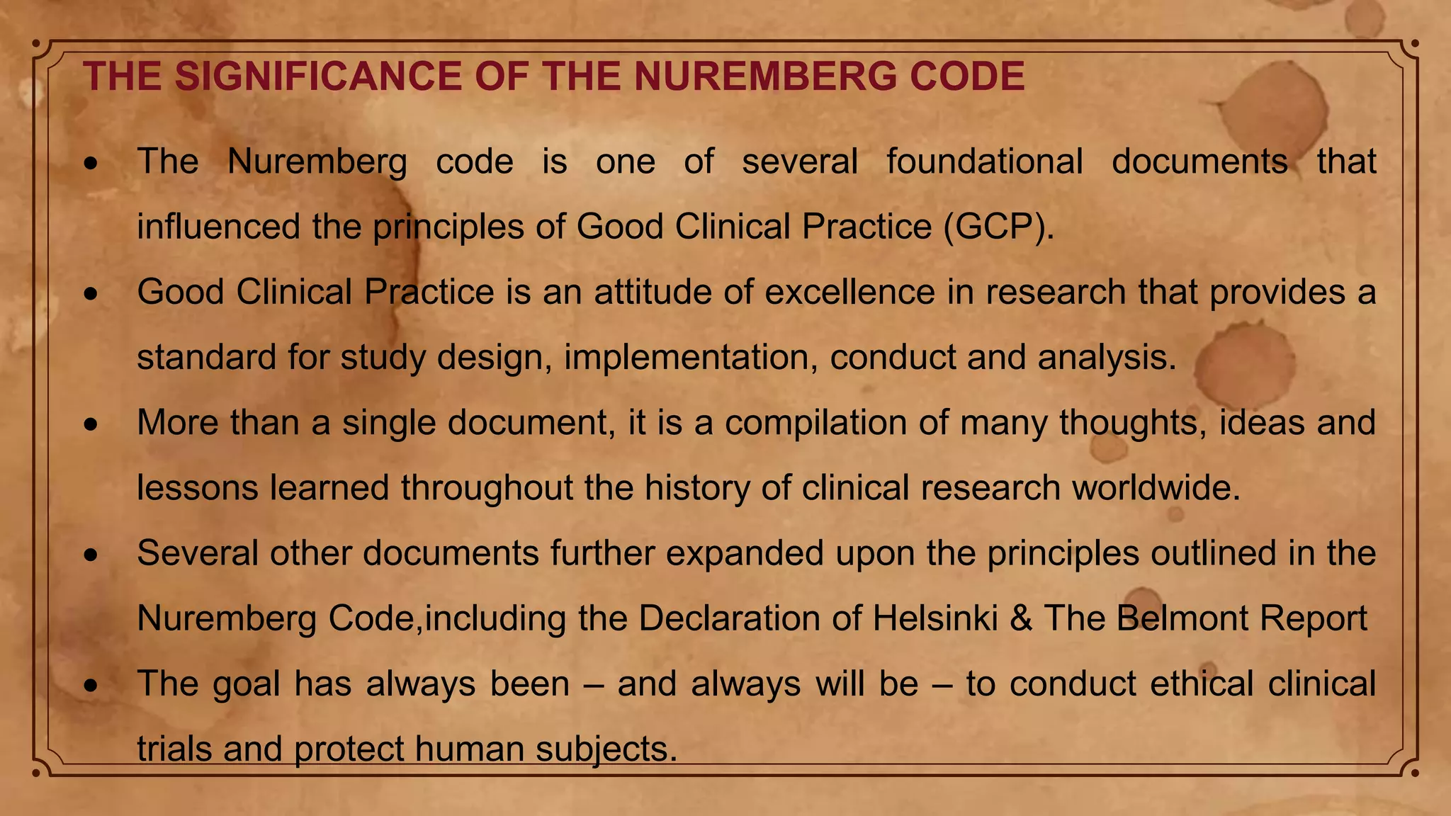 Ethics in Clinical Research and Historical Perspective of Nazi Trials ...
