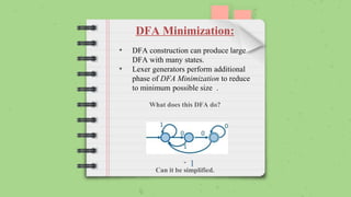Regular Expression to Finite Automata | PPTX