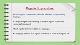 Regular Expression to Finite Automata | PPTX