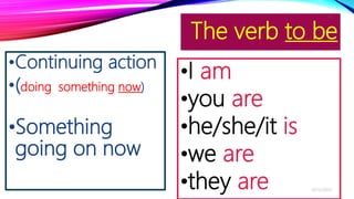 present continuous ppt | PPT