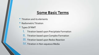 CHELATING RADIOMETRIC TITRATIONS BY ION EXCHANGE FOR DETERMINATION OF ...