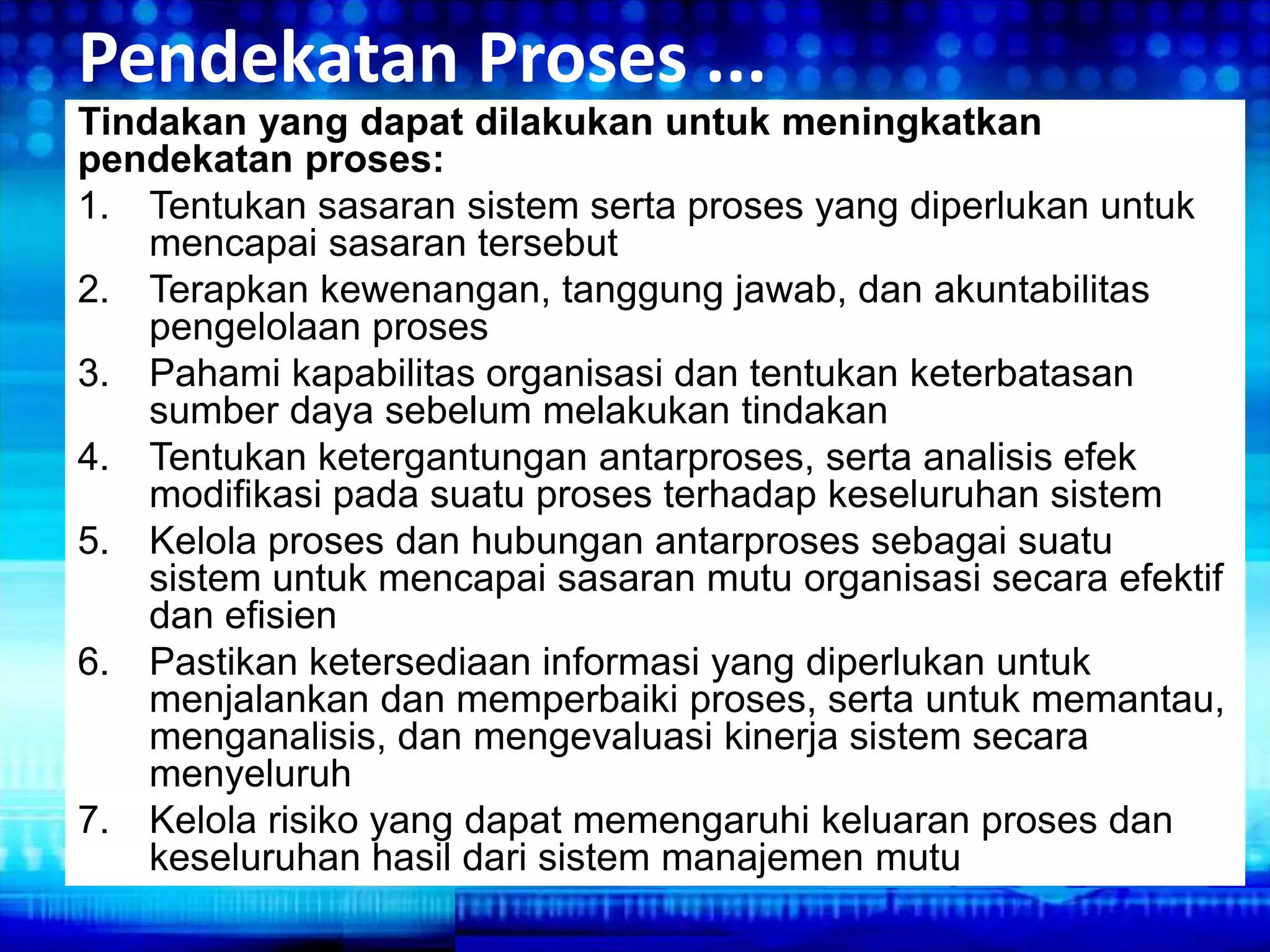 Overview SISTEM MANAJEMEN MUTU (ISO 9001:2015)_ Training "SISTEM ...