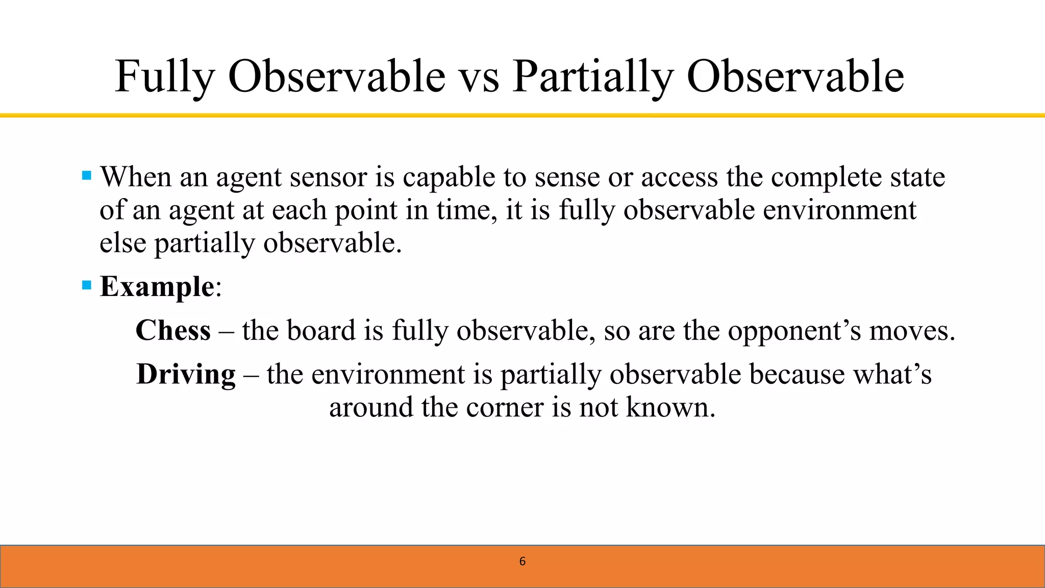 peas description of task environment with different types of properties | PPTX