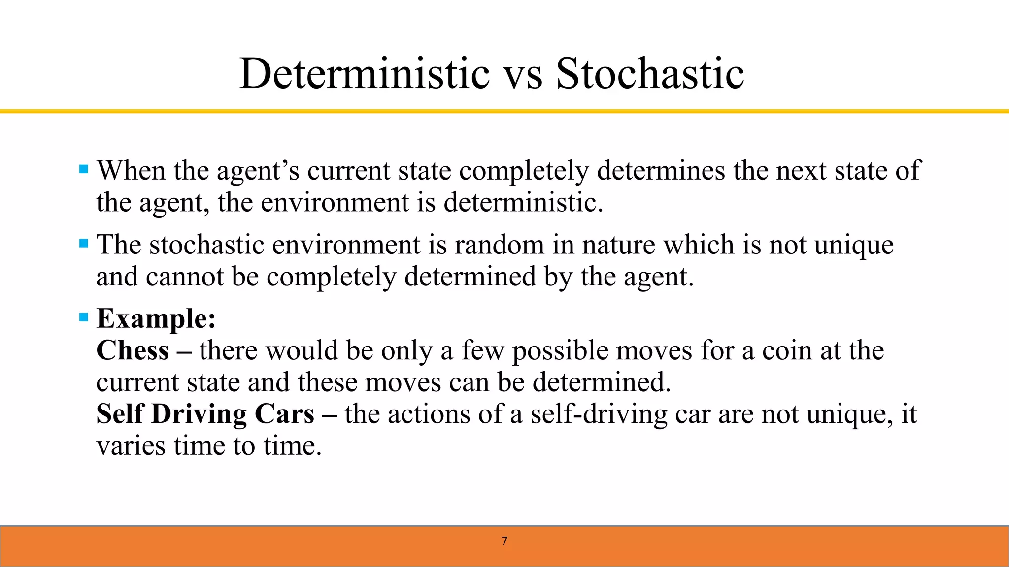 peas description of task environment with different types of properties ...