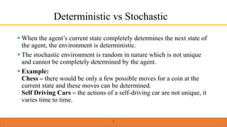 peas description of task environment with different types of properties ...