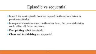 peas description of task environment with different types of properties ...