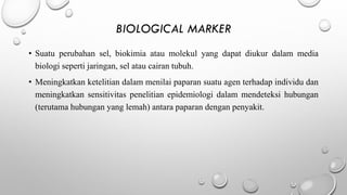 1. pengantar biological markers | PDF
