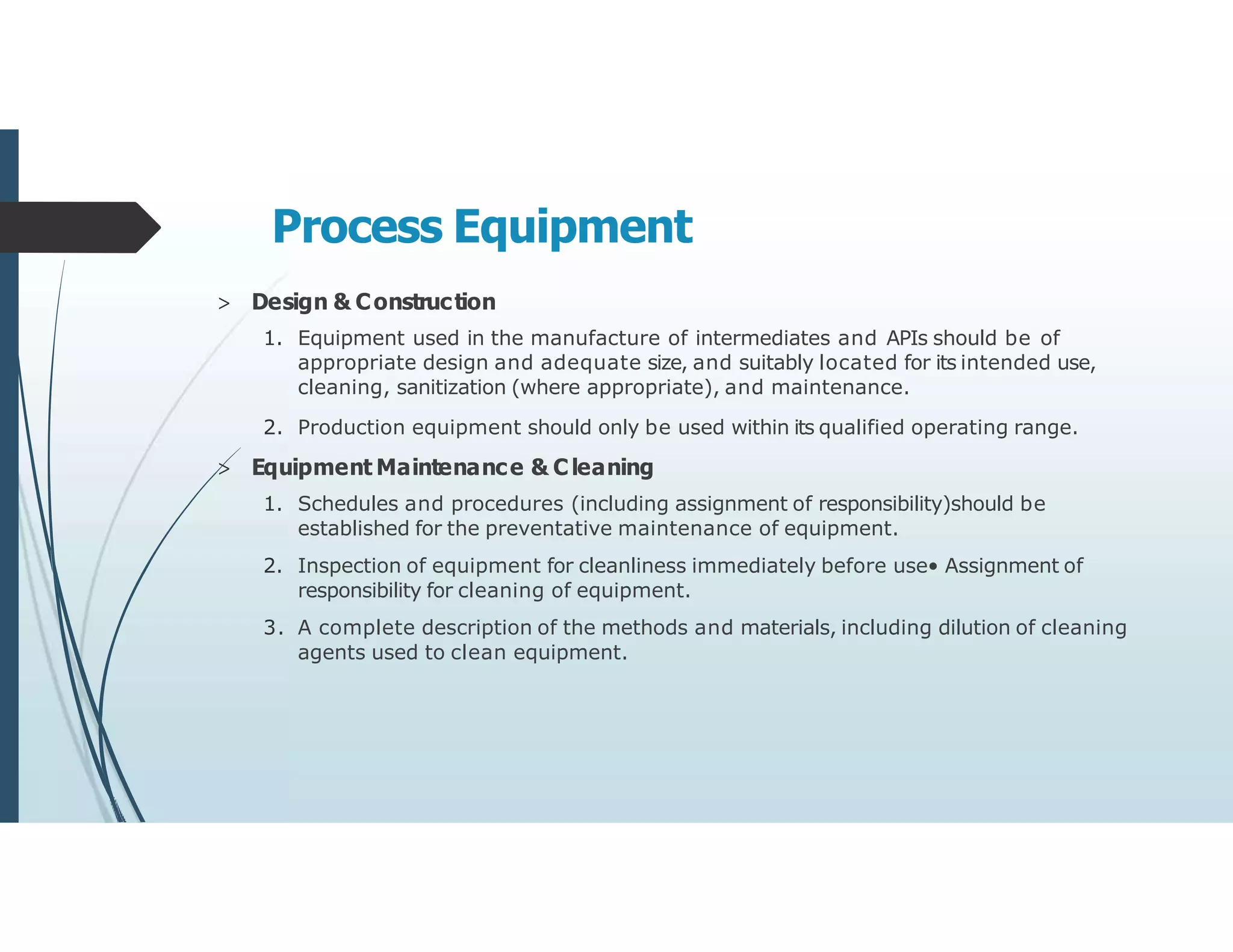 ICH GMP GUIDELINES Q7 | PPTX