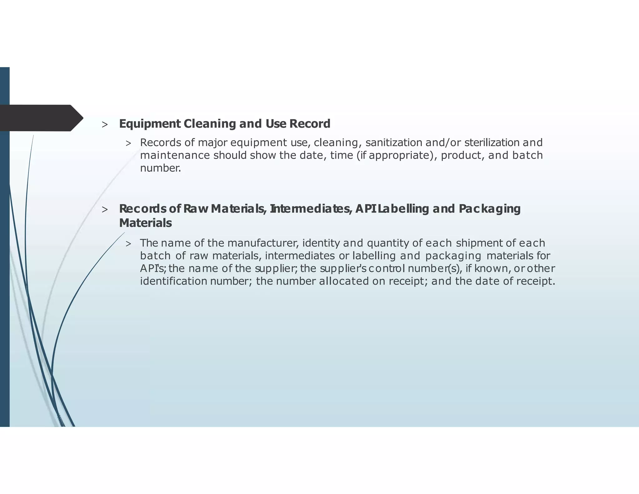 ICH GMP GUIDELINES Q7 | PPTX