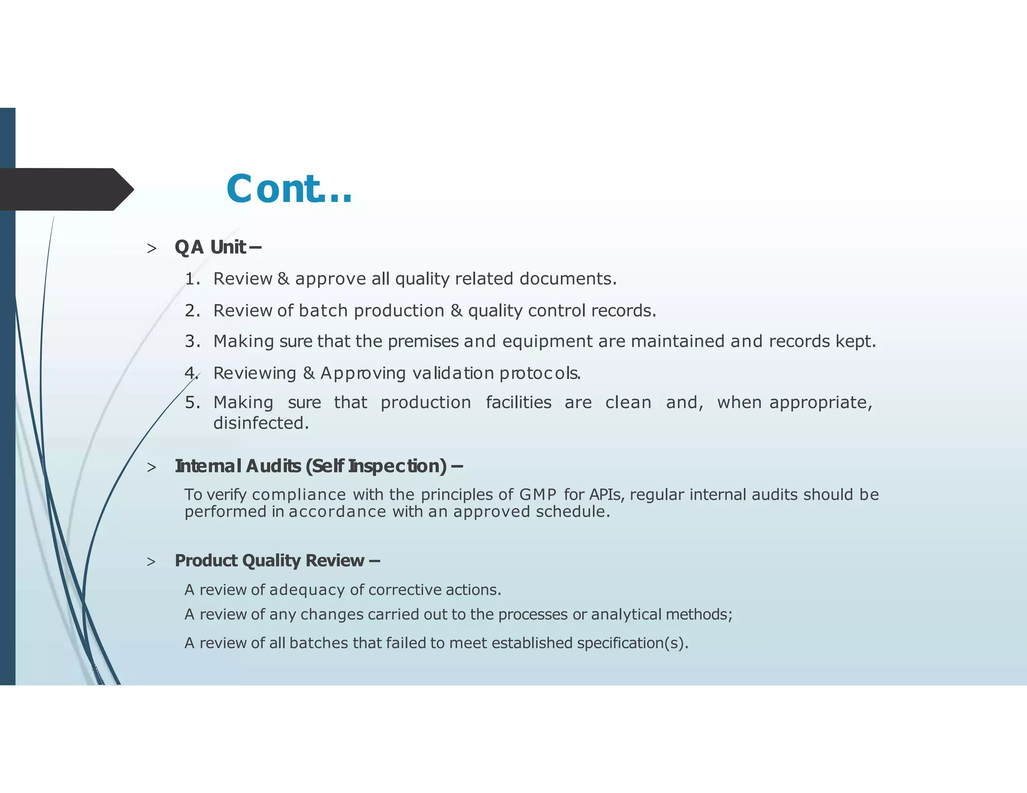 ICH GMP GUIDELINES Q7 | PPTX