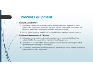 ICH GMP GUIDELINES Q7 | PPTX