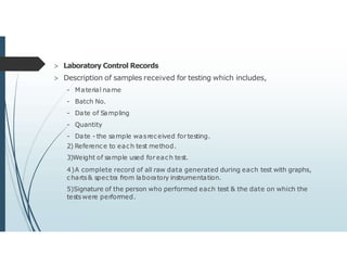 ICH GMP GUIDELINES Q7 | PPTX