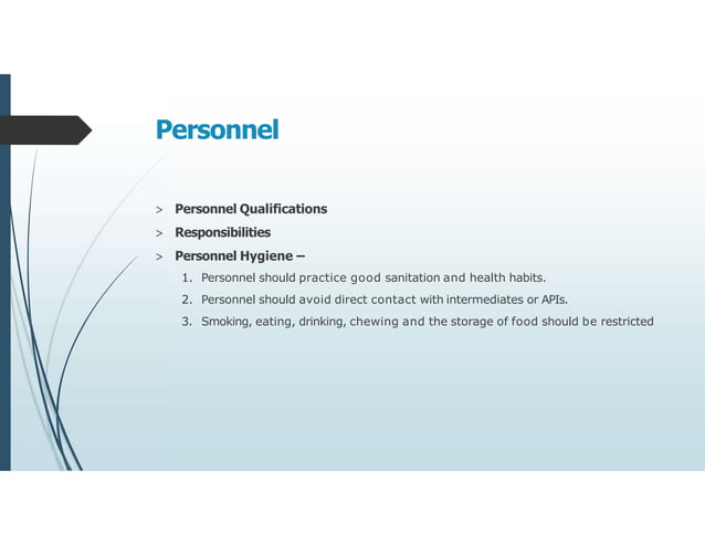 ICH GMP GUIDELINES Q7 | PPTX