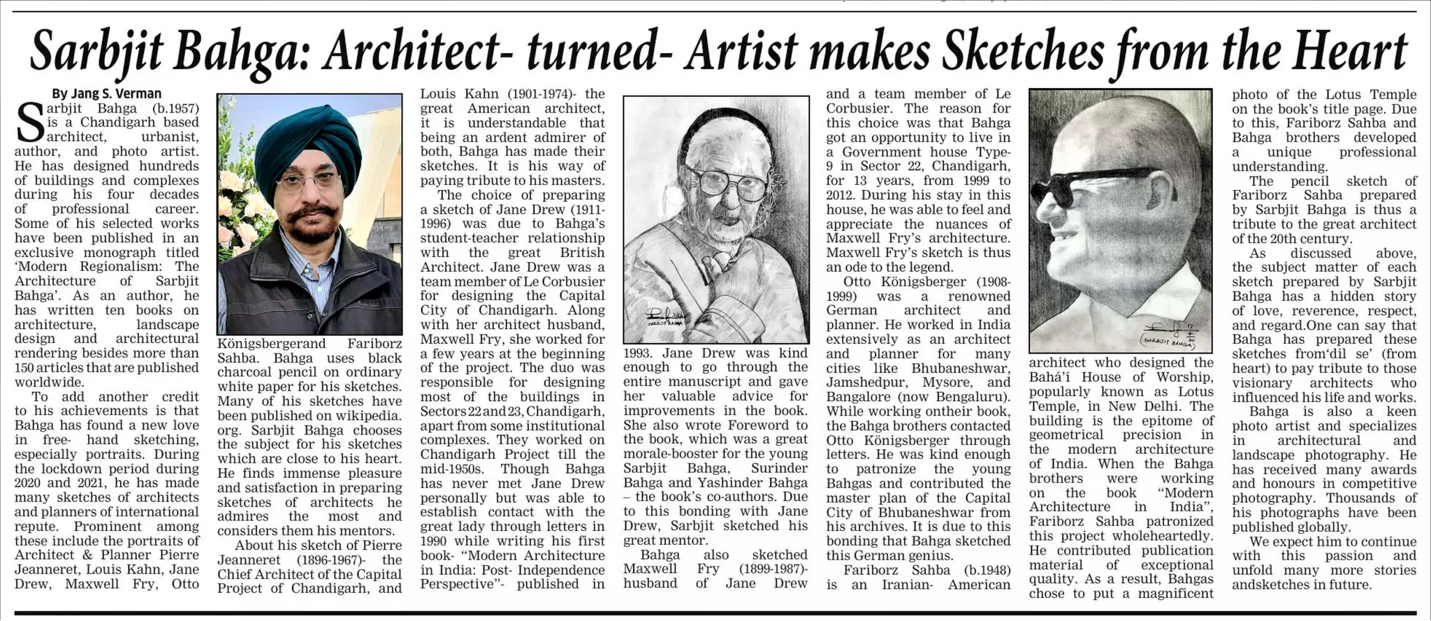 Sarbjit Bahga: Architect-turned-Artist makes Sketches from the Heart | PPT