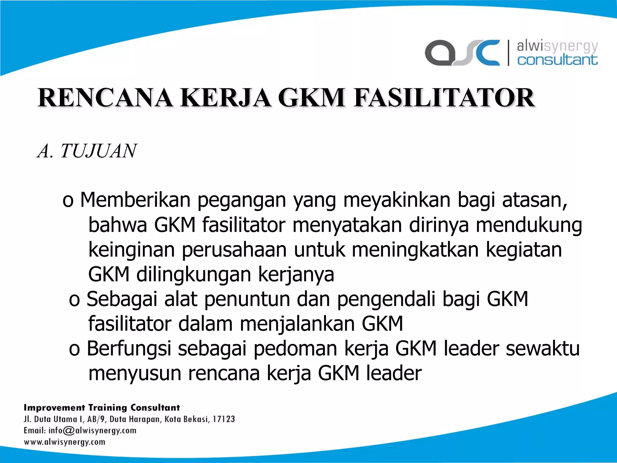 Peran Fasilitator GKM | PDF