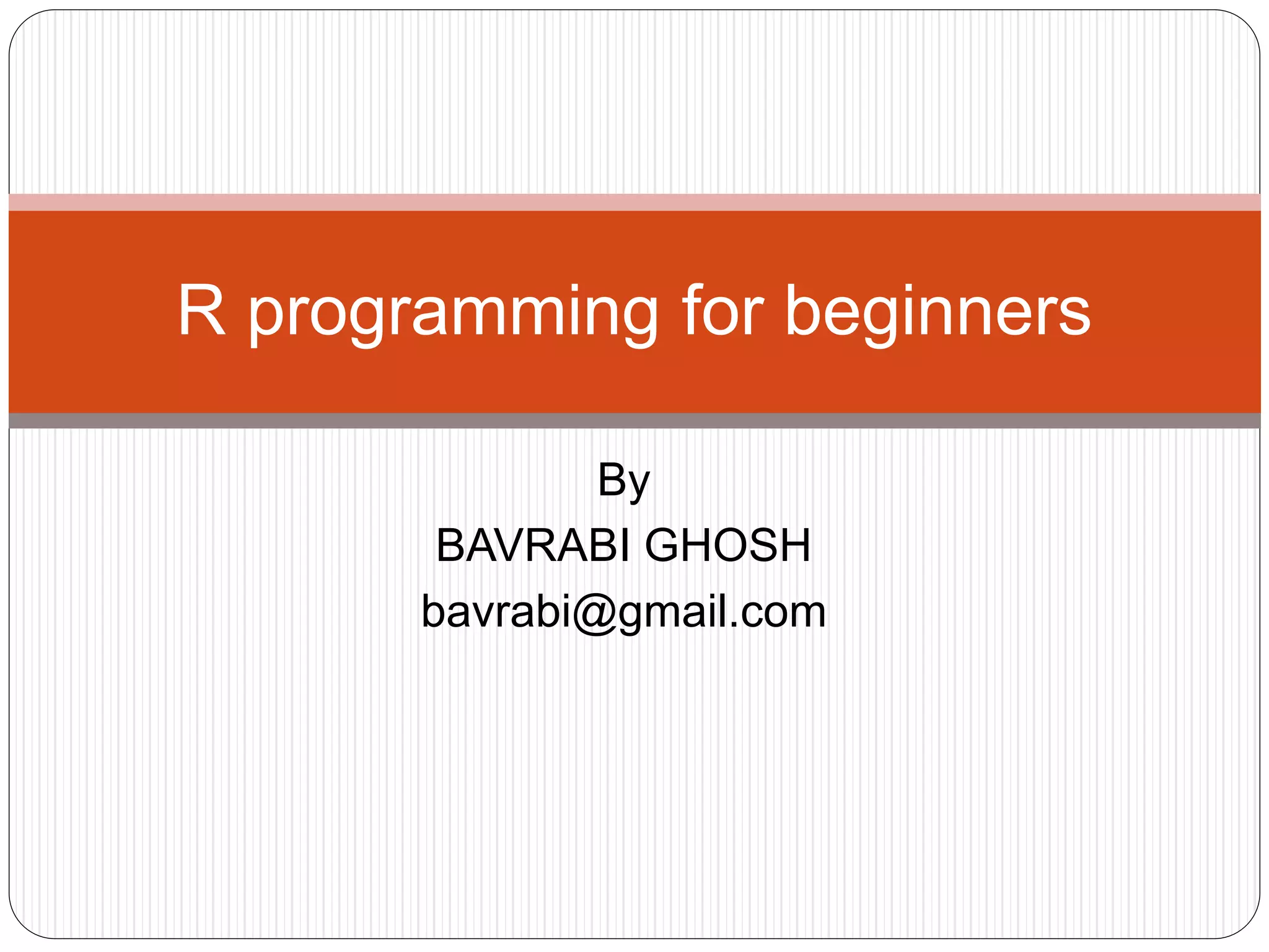 Installation of R | PPT