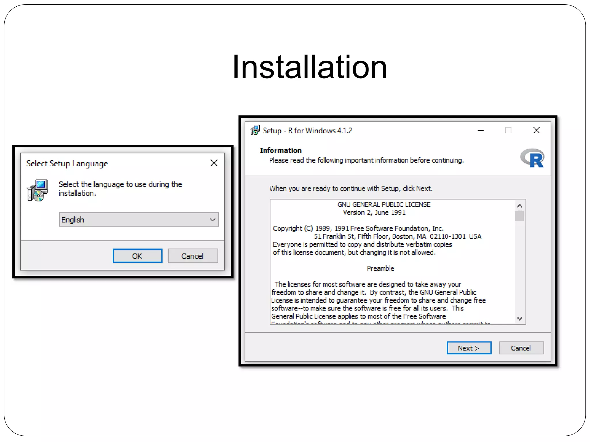 Installation of R | PPT