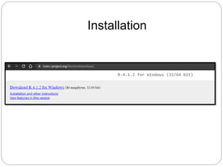 Installation of R | PPT