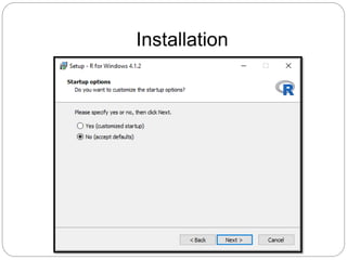 Installation of R | PPTX