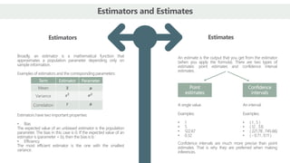 1.1 course notes inferential statistics | PDF