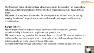 1.27. the microsphere adhesive technology | PDF