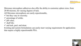 1.27. the microsphere adhesive technology | PDF