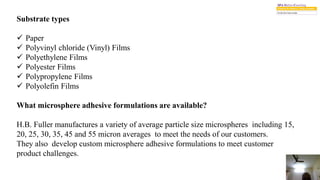 1.27. the microsphere adhesive technology | PDF