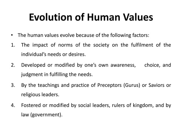 Human values Introduction - Ethics | PPT