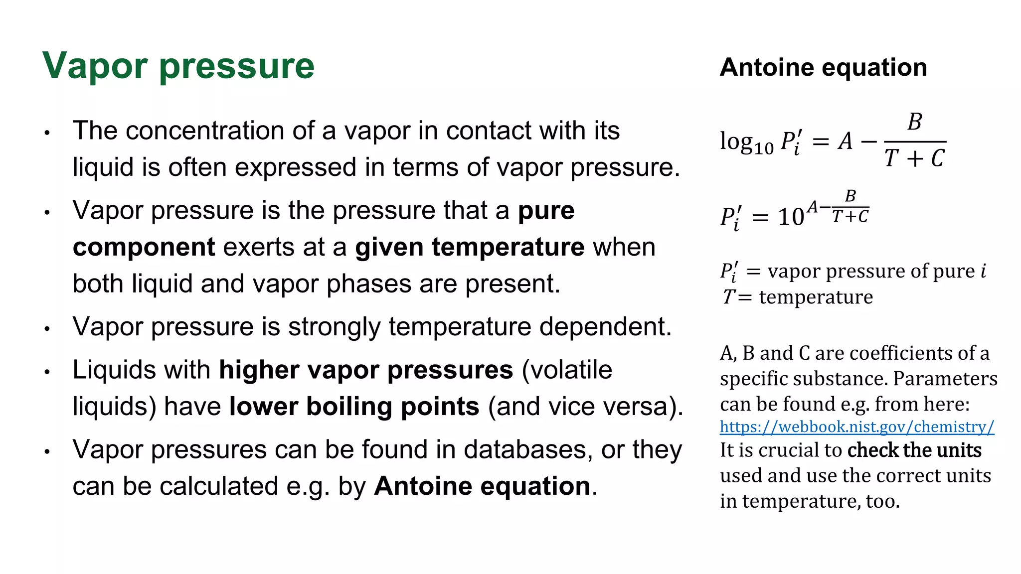 1.1 Vapor Liquid Equilibrium | PPTX