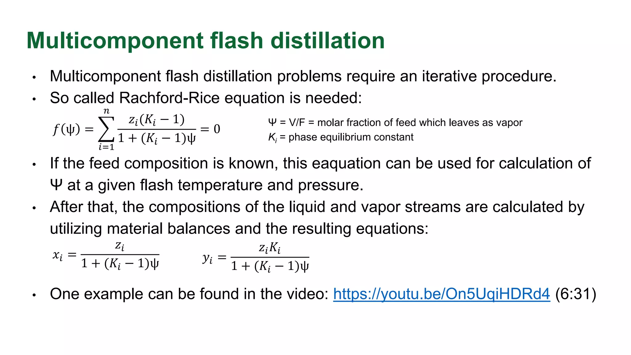1.2 Flash distillation | PPTX