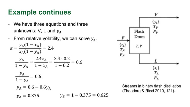 1.2 Flash distillation | PPTX
