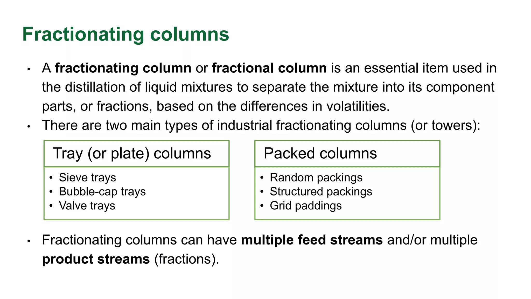 1.3 Fractionating column | PPTX