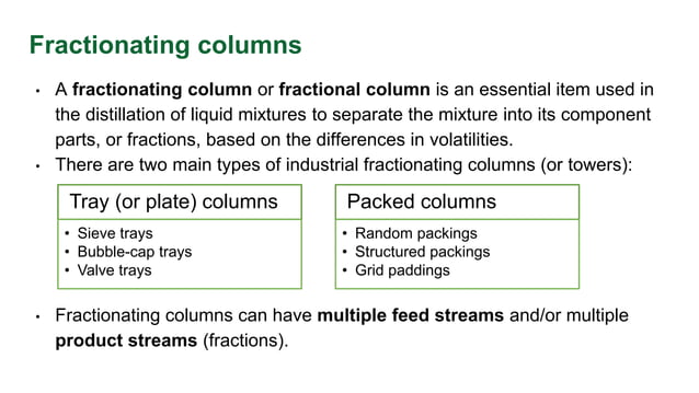 1.3 Fractionating column | PPTX