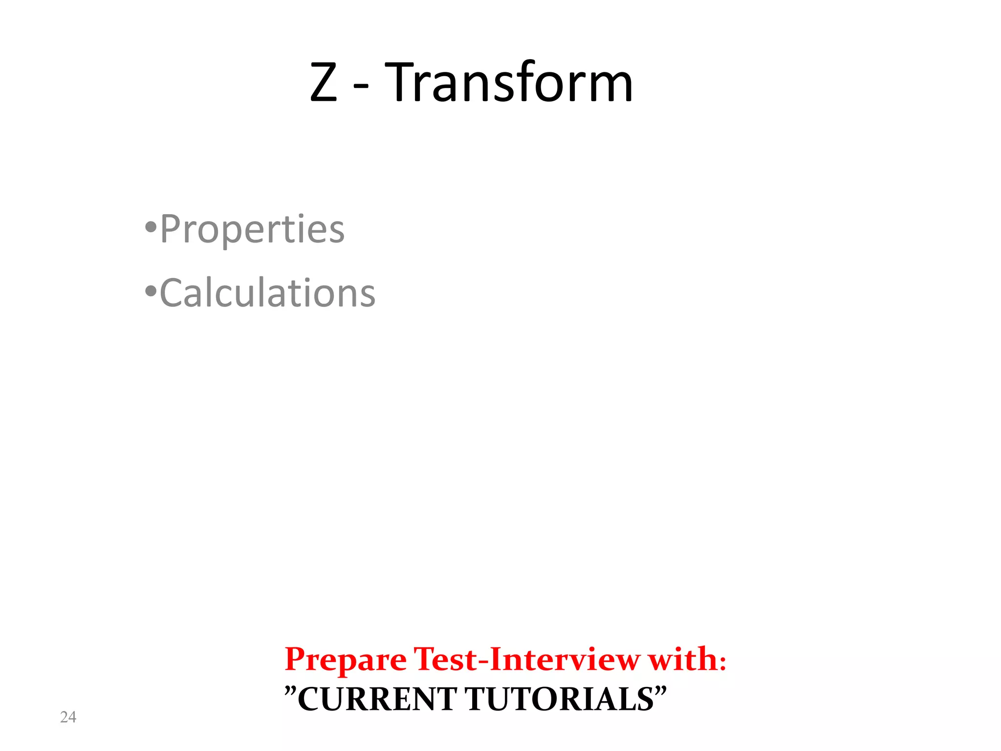 Z Transform | PPT