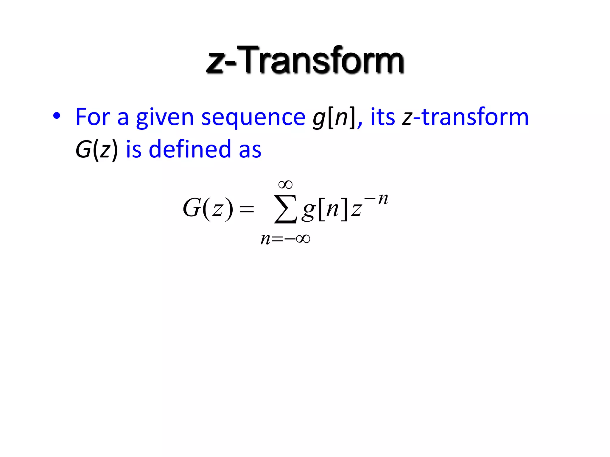 Z Transform | PPT