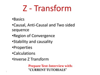 Z Transform | PPT