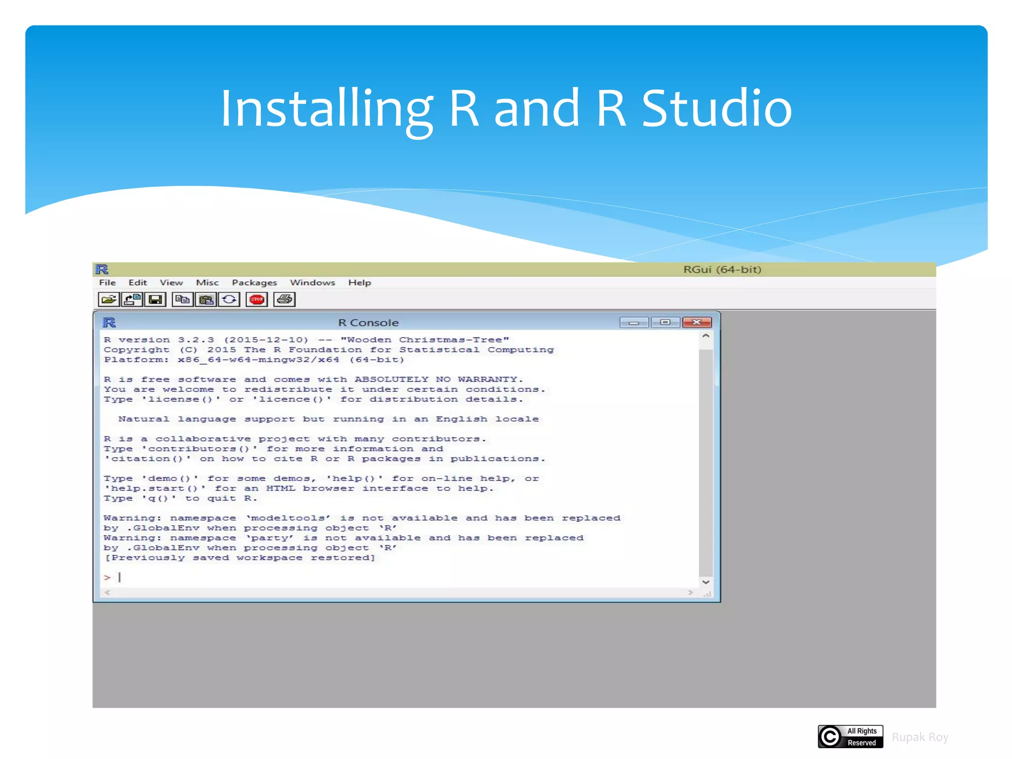 Introduction to R and R Studio | PDF