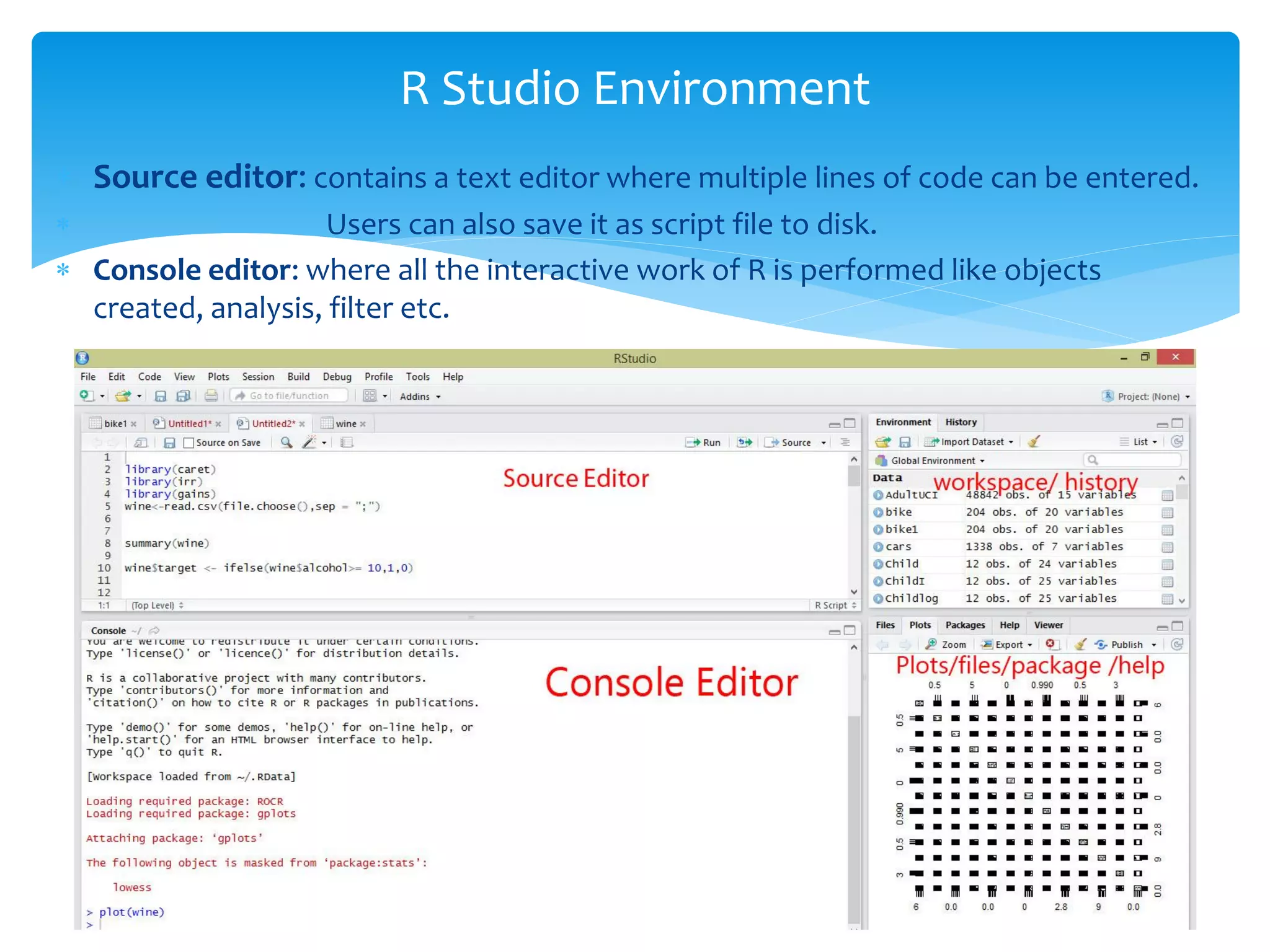 Introduction to R and R Studio | PDF