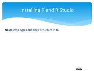 Introduction to R and R Studio | PDF