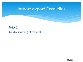 Import and Export Excel files using XLConnect in R Studio | PDF | Operating Systems | Computer ...