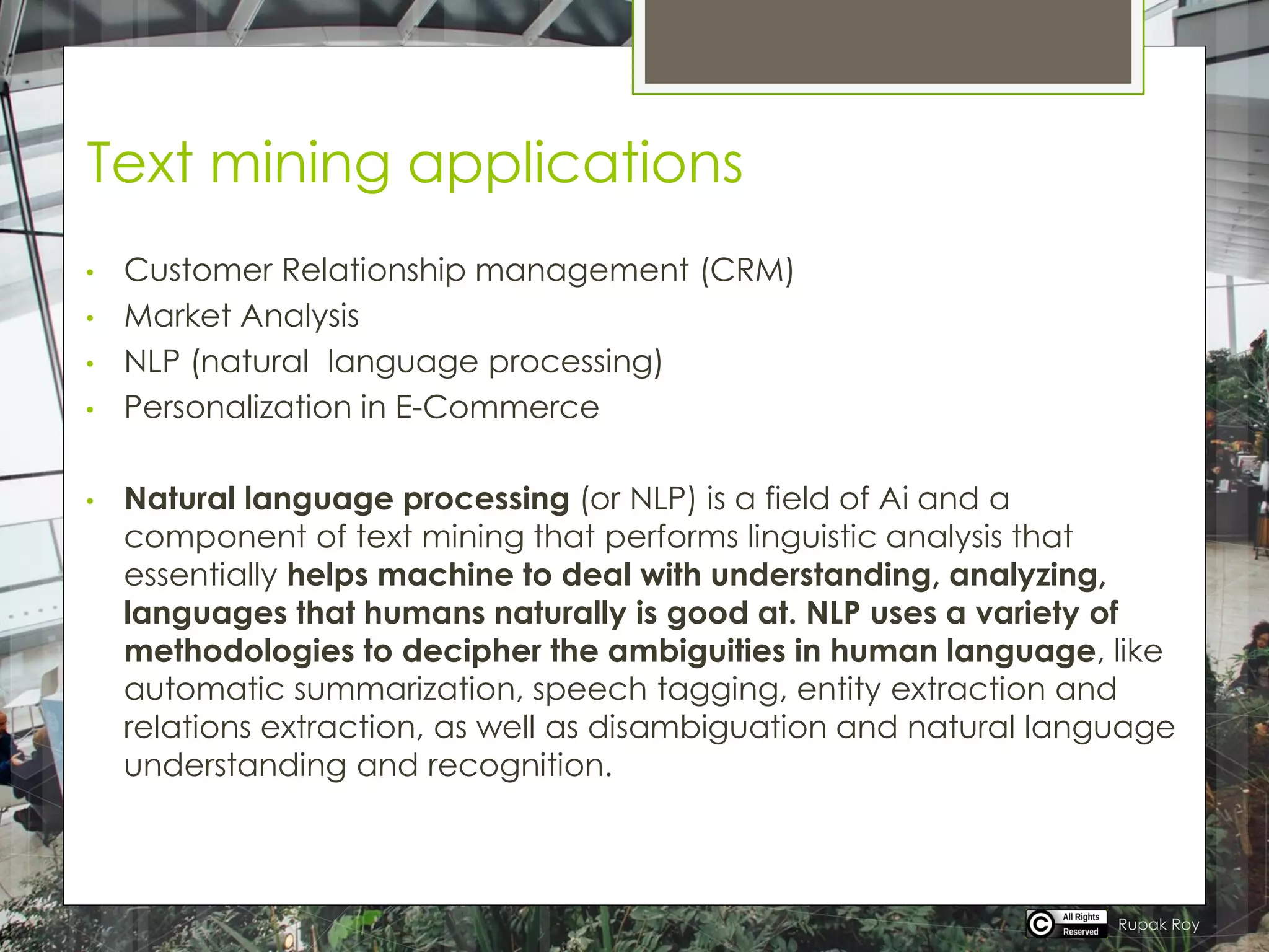 Introduction to Text Mining | PDF