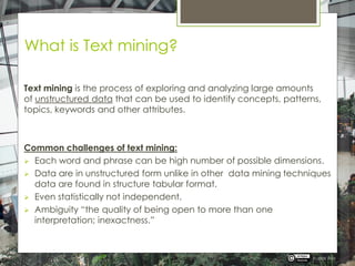 Introduction to Text Mining | PDF