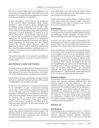 Variability of Corneal Deformation Response in Normal, Keratoconic, and ...
