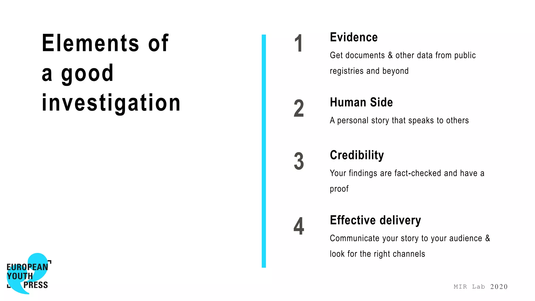Whats an investigation and what makes a good investigation | PPTX