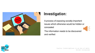 Whats an investigation and what makes a good investigation | PPTX