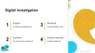 Whats an investigation and what makes a good investigation | PPTX