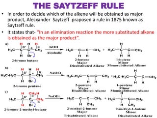 1.5 elimination reaction | PPTX | Chemistry | Science